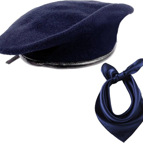 Accessories | British Military Berets With 35 Square Silk Like Head ...